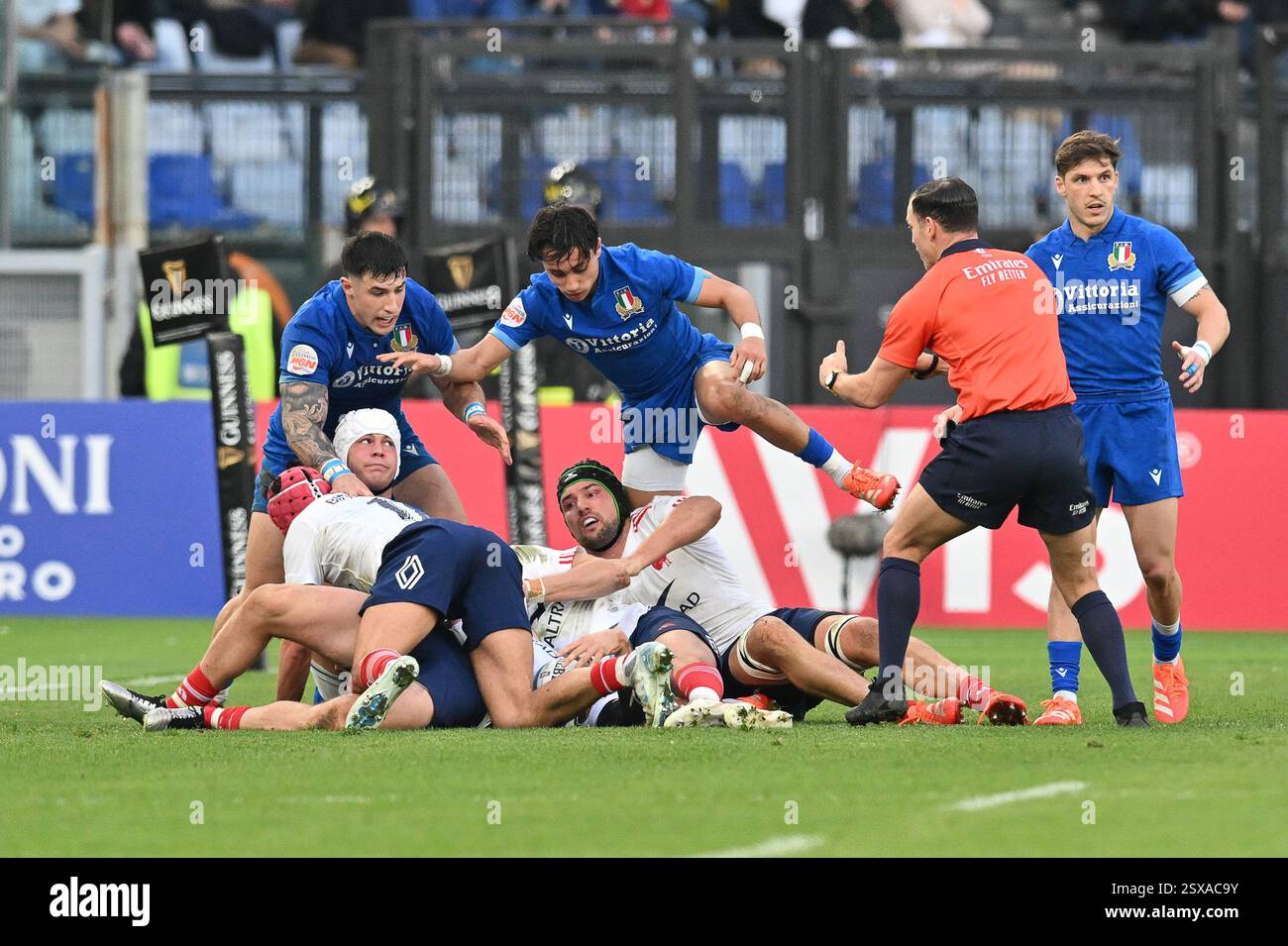 Rome, Italy. 23rd February 2025; Stadio Olimpico, Rome, Italy: Six ...