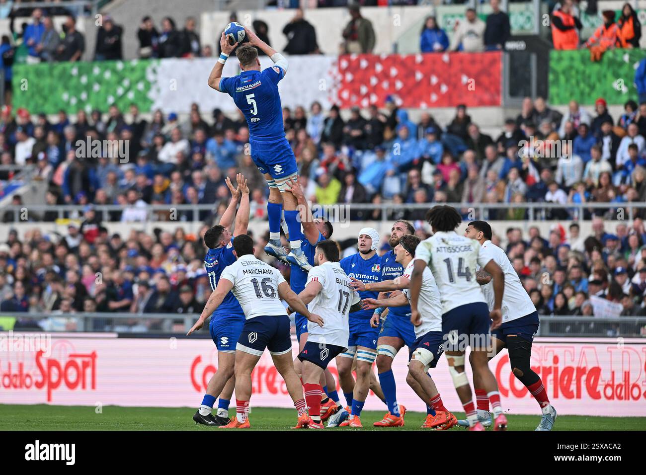 Rome, Italy. 23rd February 2025; Stadio Olimpico, Rome, Italy: Six ...