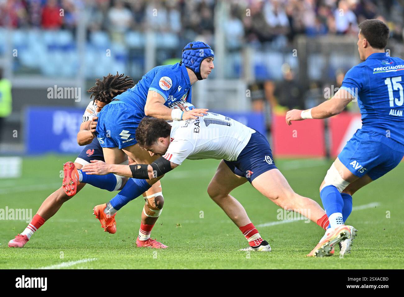 Olimpico Stadium, Rome, Italy - Simone Gesi of Italy and Pierre-Louis ...