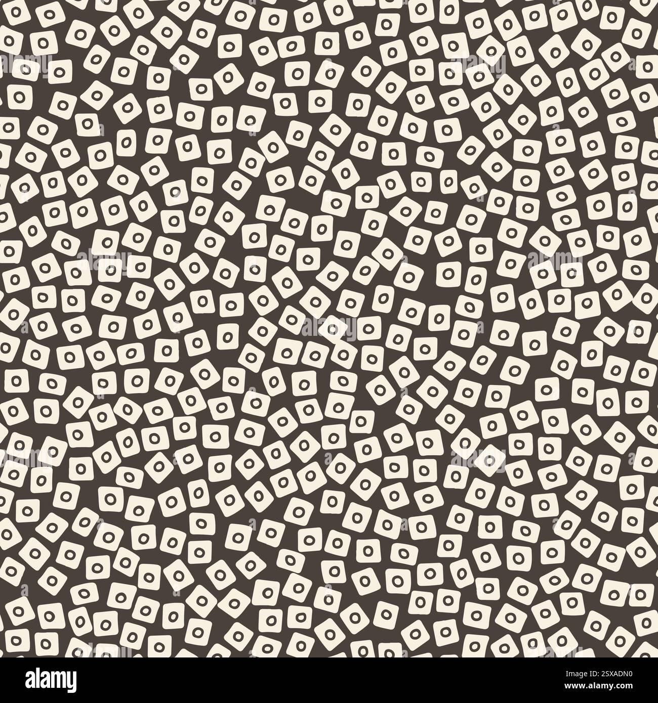 Modern, abstract pattern with irregular arrangement of square shapes ...