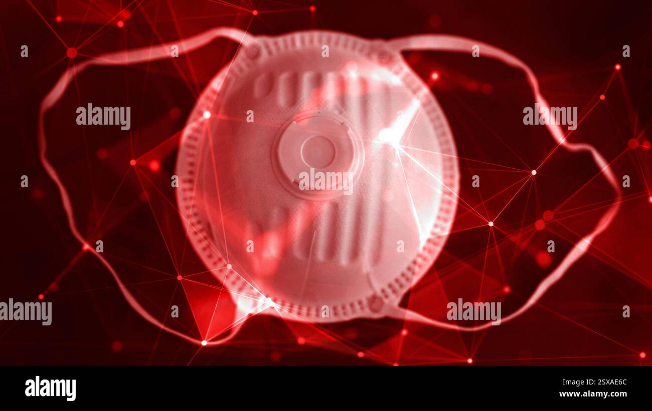 Digital plexus concept image visual Stock Photo - Alamy