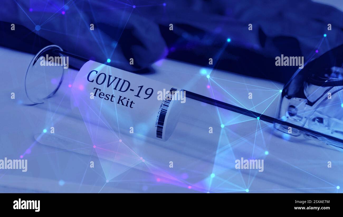 Digital plexus concept image visual Stock Photo - Alamy