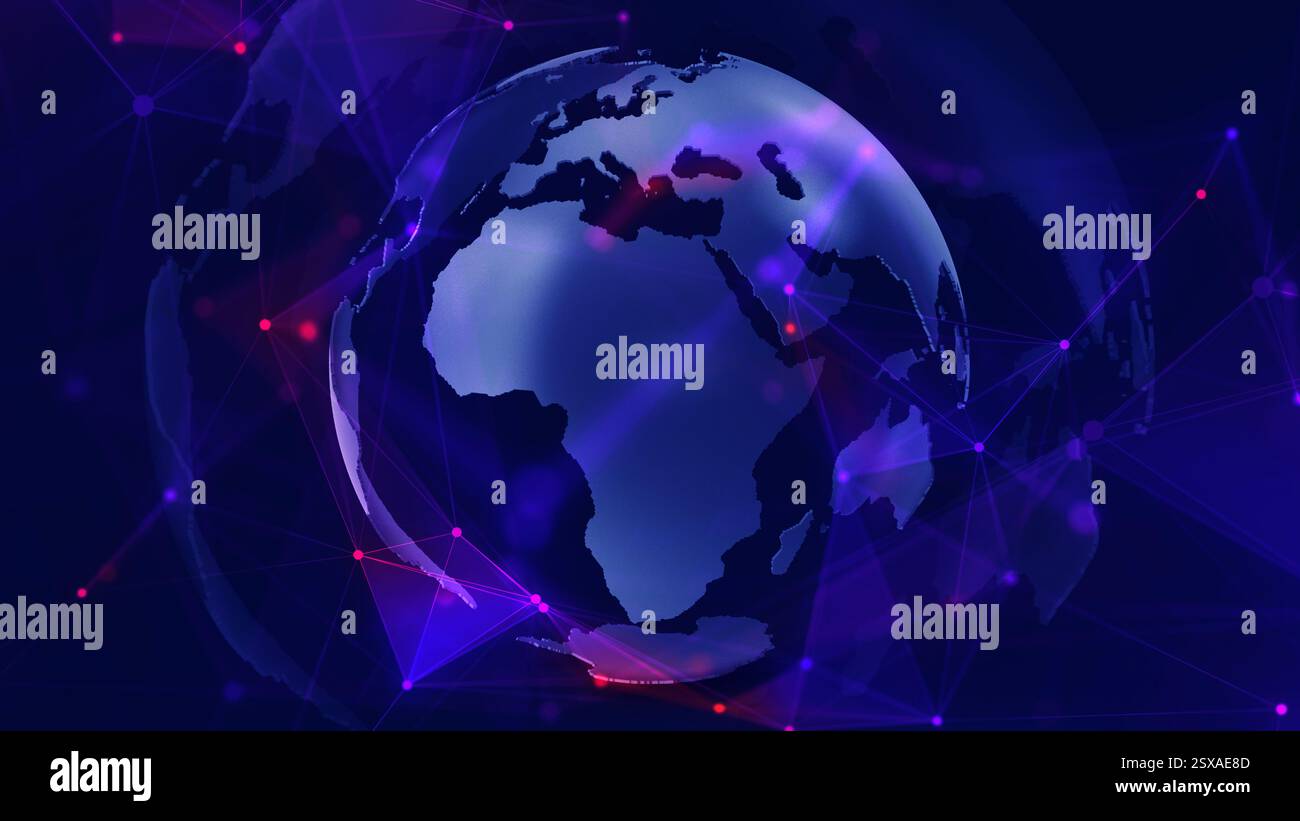Digital plexus concept image visual Stock Photo - Alamy