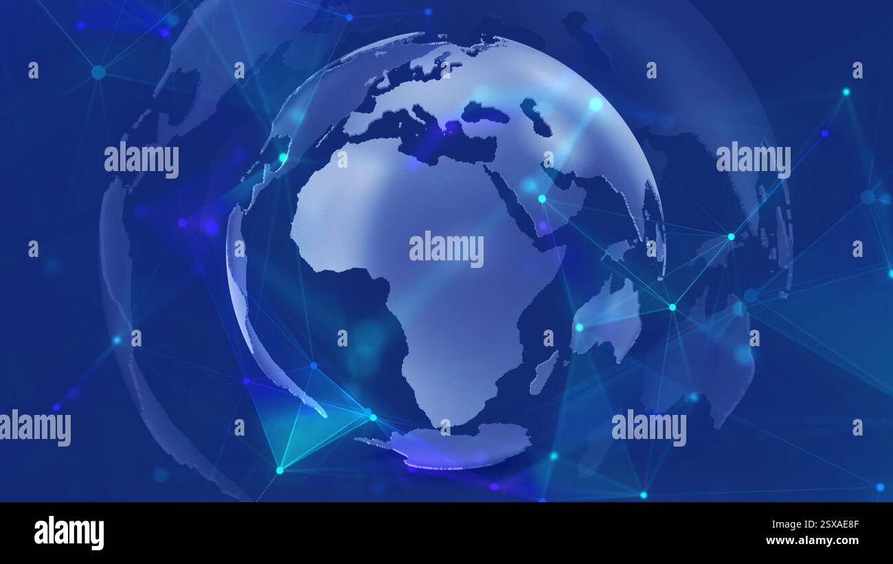 Digital plexus concept image visual Stock Photo - Alamy