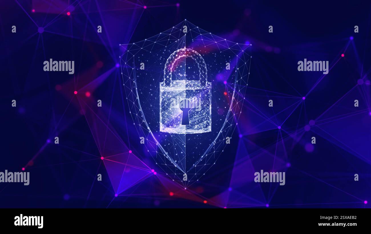 Digital plexus concept image visual Stock Photo - Alamy