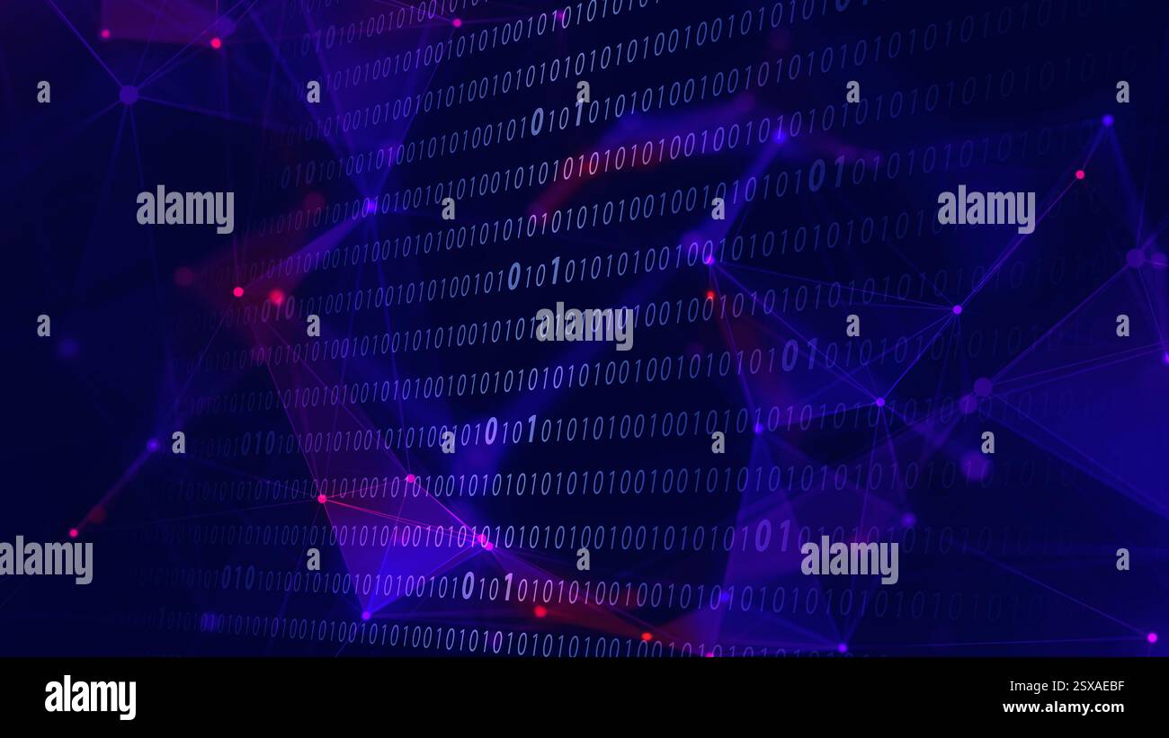 Digital plexus concept image visual Stock Photo - Alamy