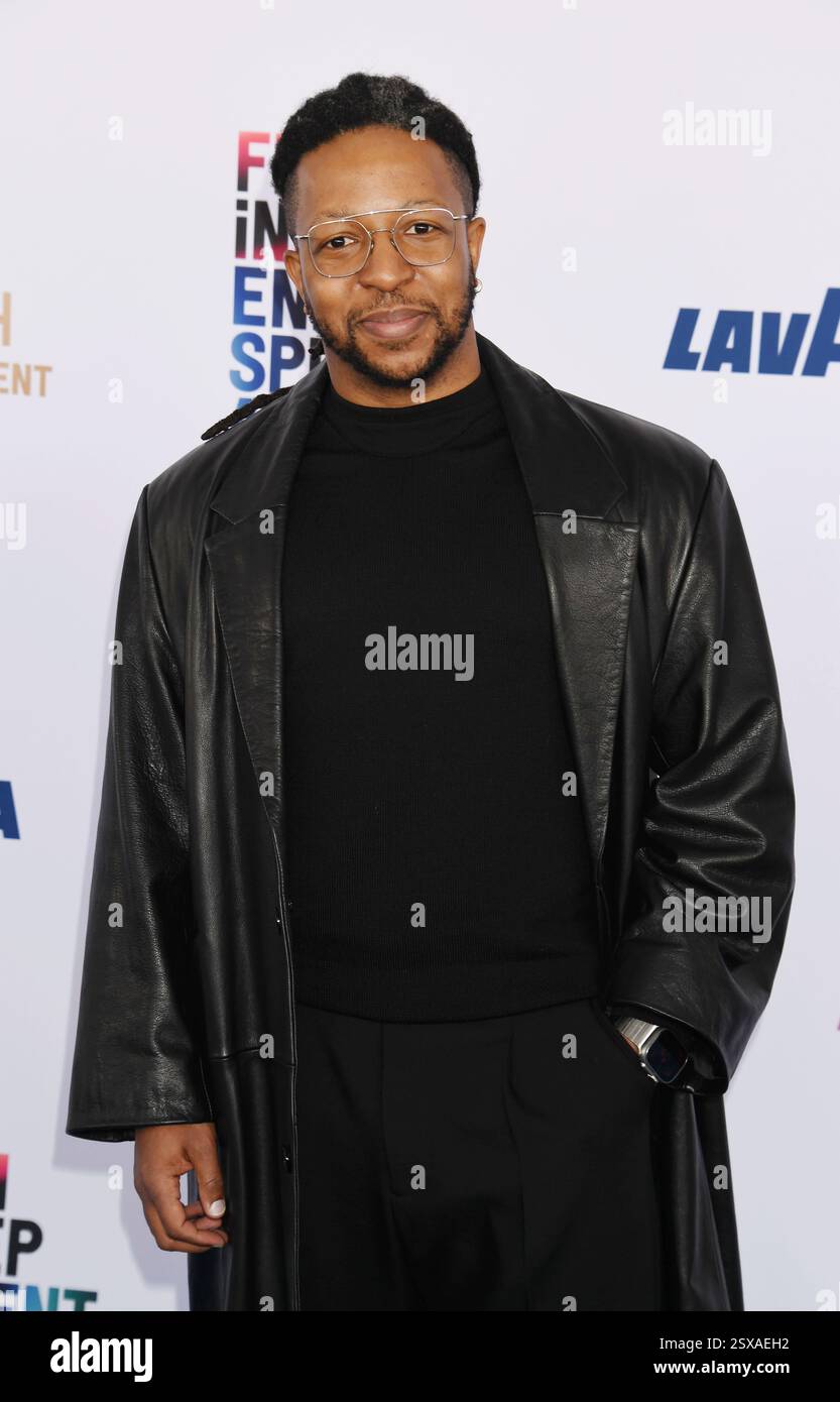 SANTA MONICA, CALIFORNIA - FEBRUARY 22: Jomo Fray attends the 2025 Film ...