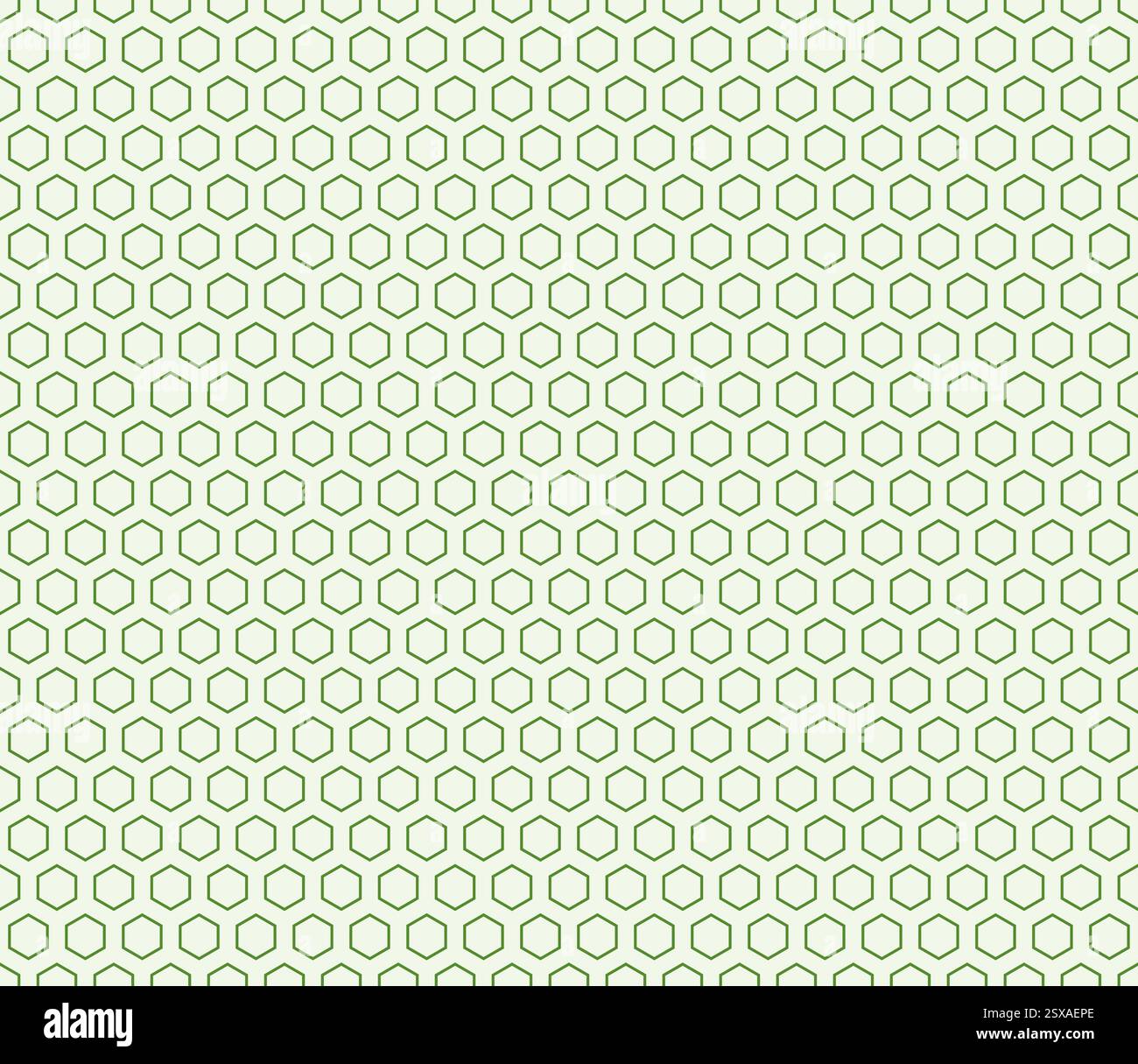 Pattern of geometric shapes. Olive green color on matching background. Hexagon bold mosaic cell ...