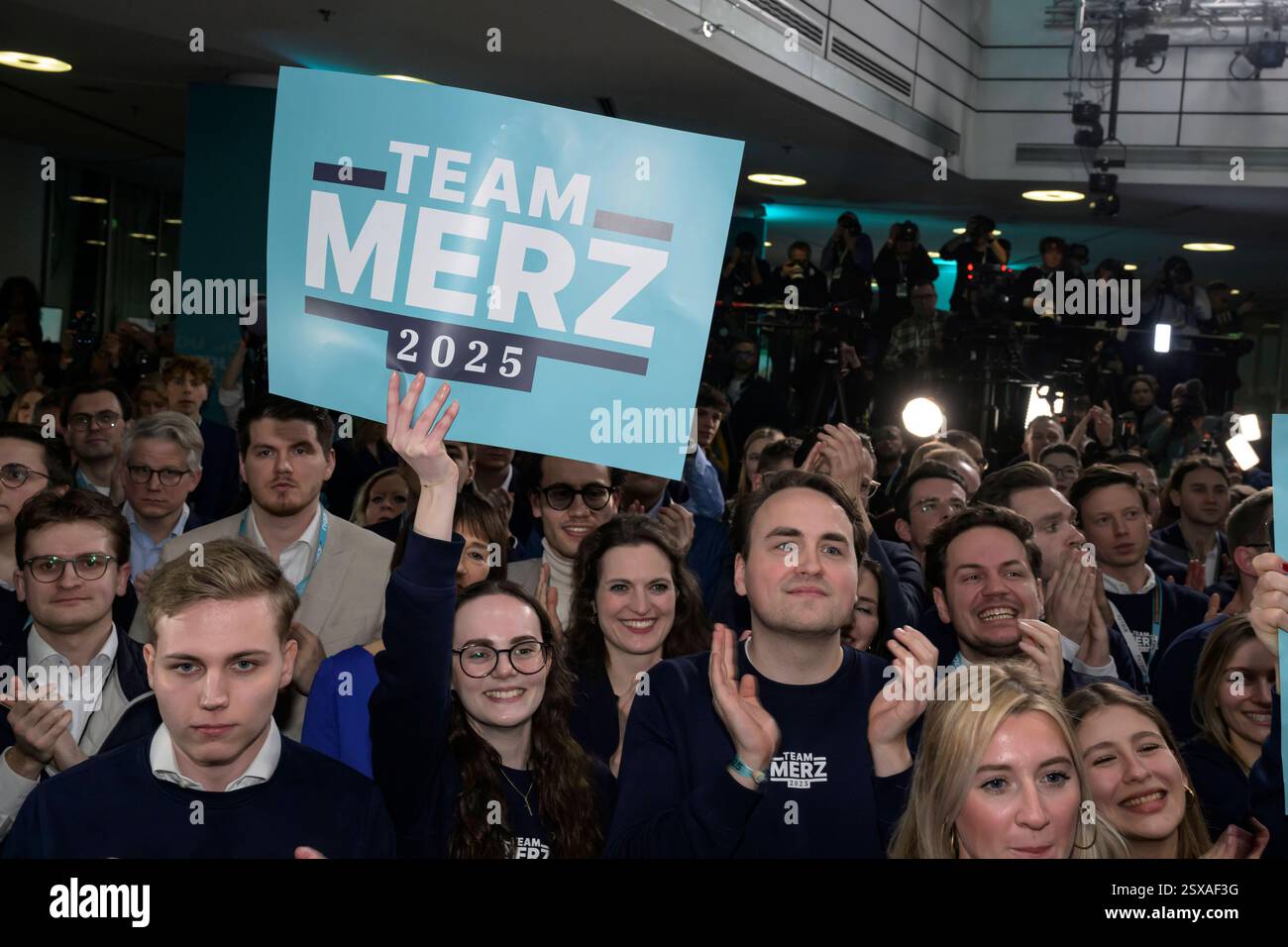 GER, Berlin, CDU, CSU, Wahl, Wahlabend, im Konrad-Adenauer-Haus, im ...