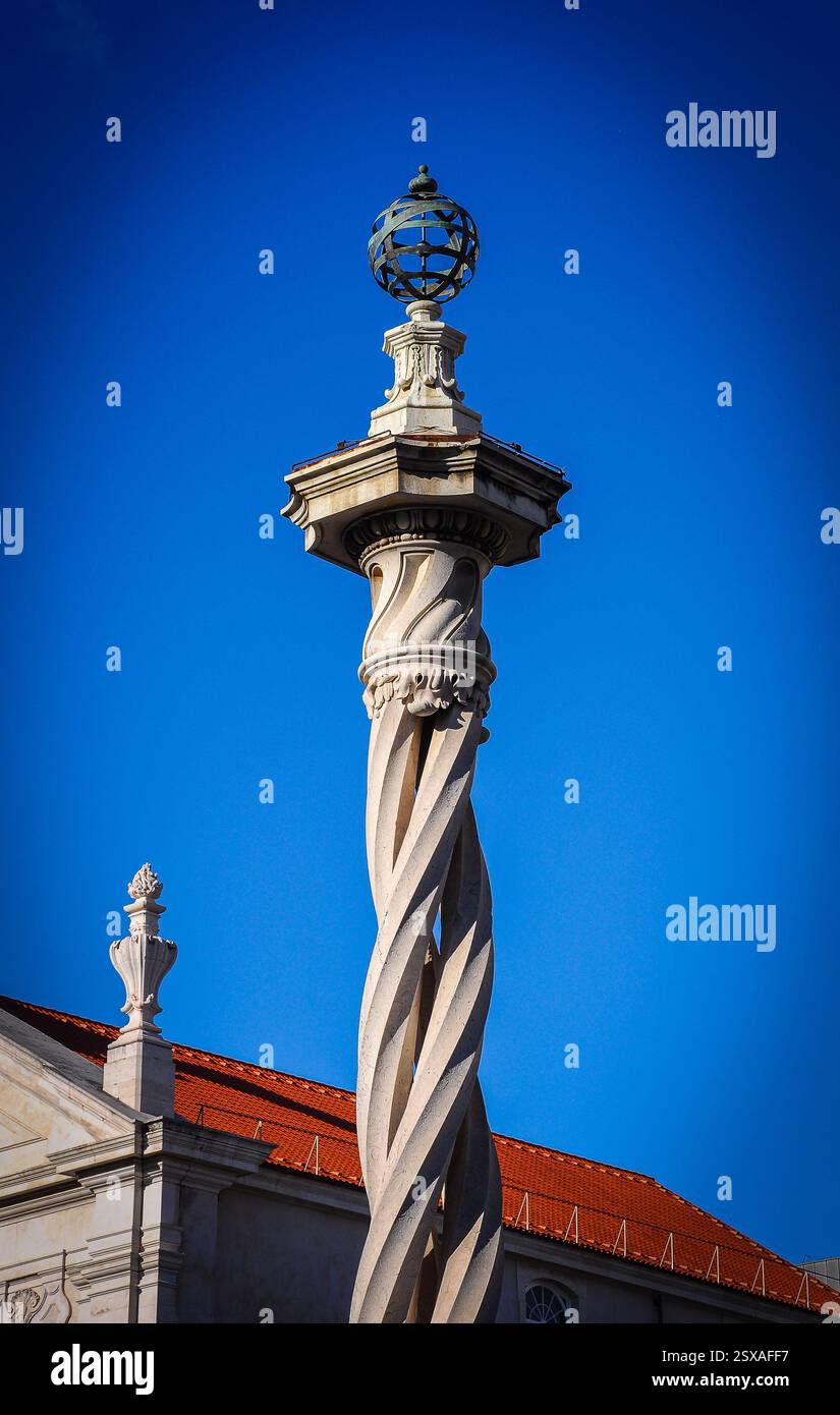 Pillory in Time: Lisbon's Historic Pillar of Justice at the Town Hall ...