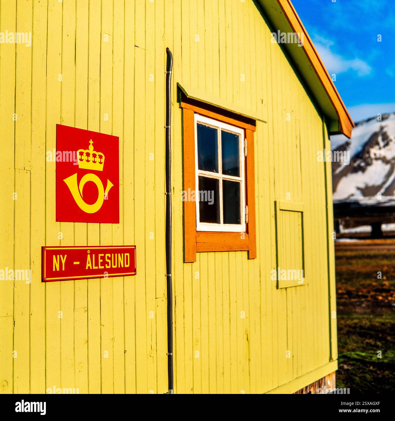 Post office on Svalbard Stock Photo - Alamy