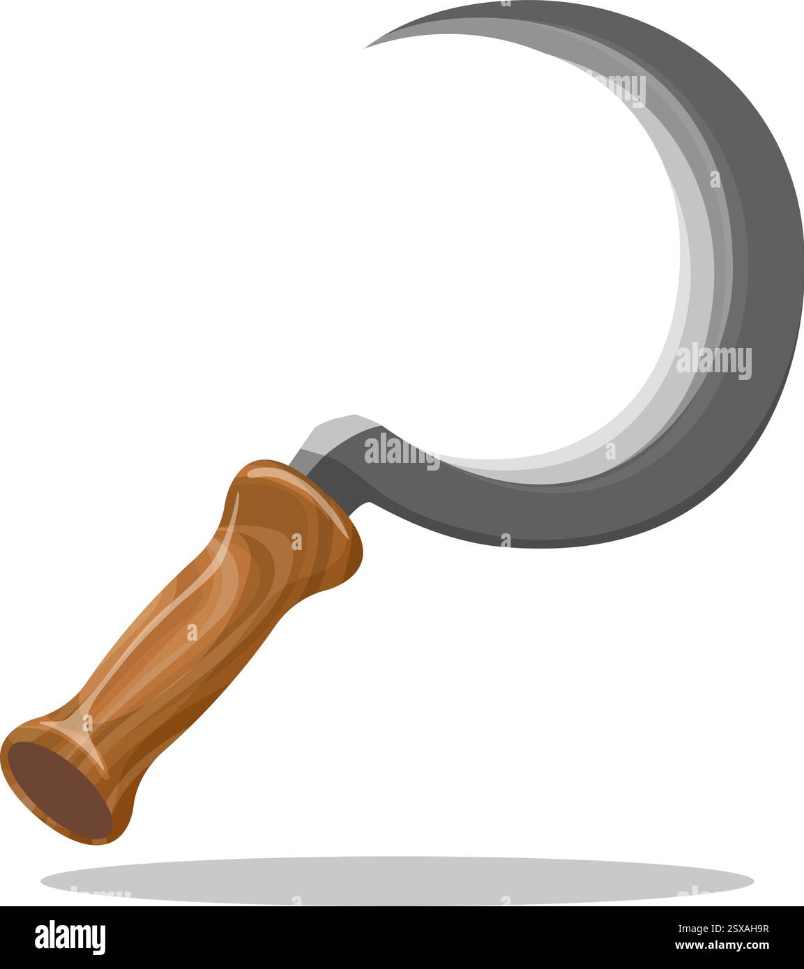 Sickle cartoon Stock Vector Images - Alamy