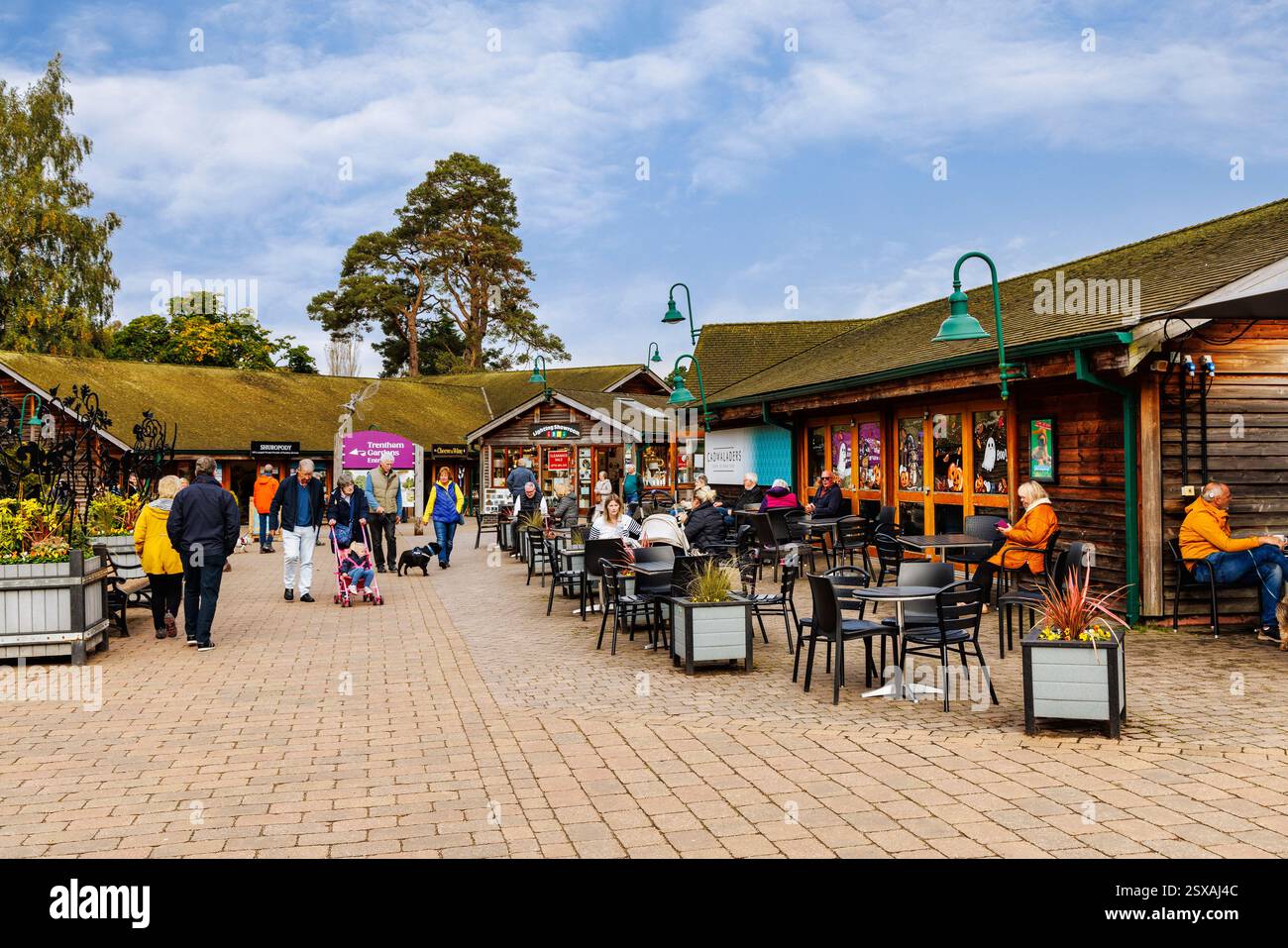 Trentham, shopping village, Stoke-on-Trent, England, UK Stock Photo - Alamy