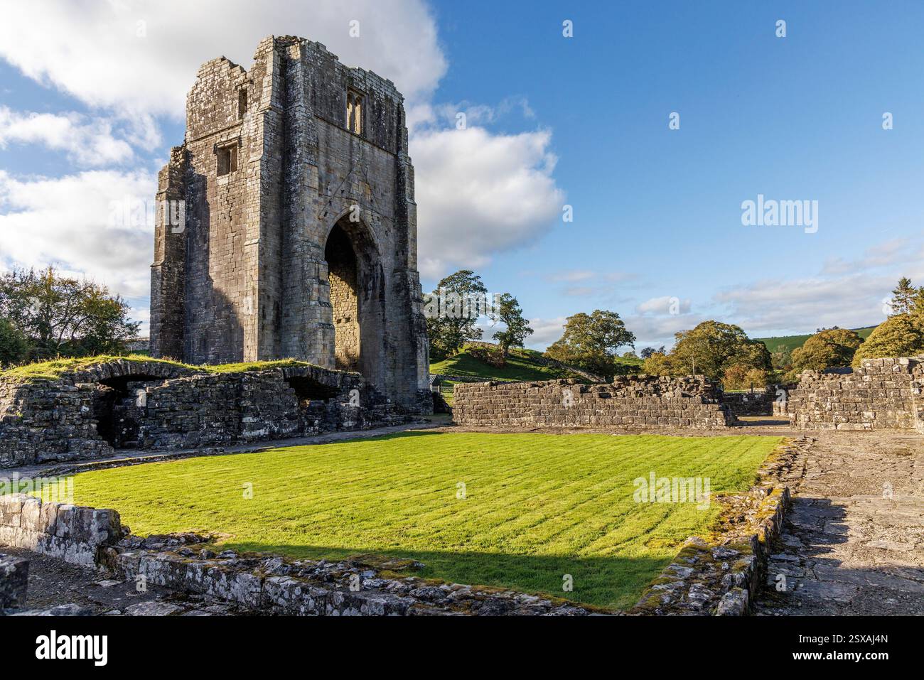 Ruins of Shap Abbey, Cumbria, England, UK Stock Photo - Alamy