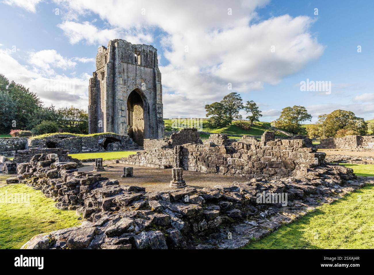 Ruins of Shap Abbey, Cumbria, England, UK Stock Photo - Alamy