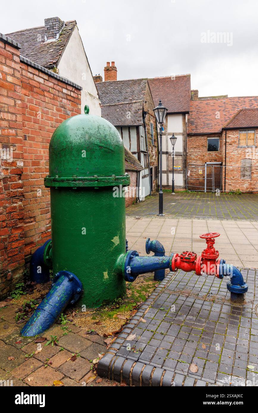 Gurney's Lane brine pumping station, Droitwich, Worcestershire, England ...