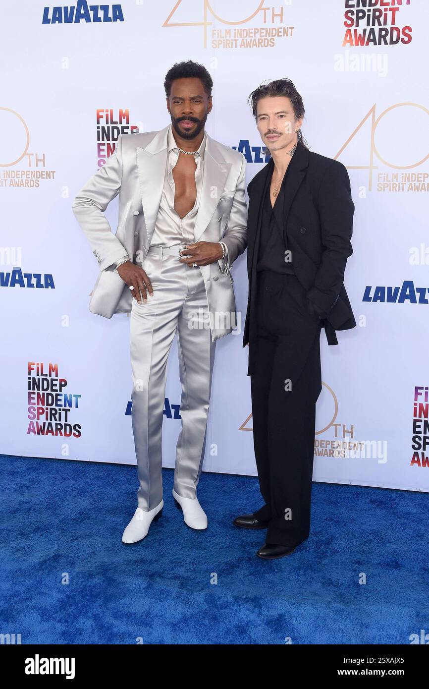 Colman Domingo mit Ehemann Raul Domingo bei der 40. Verleihung der Film ...