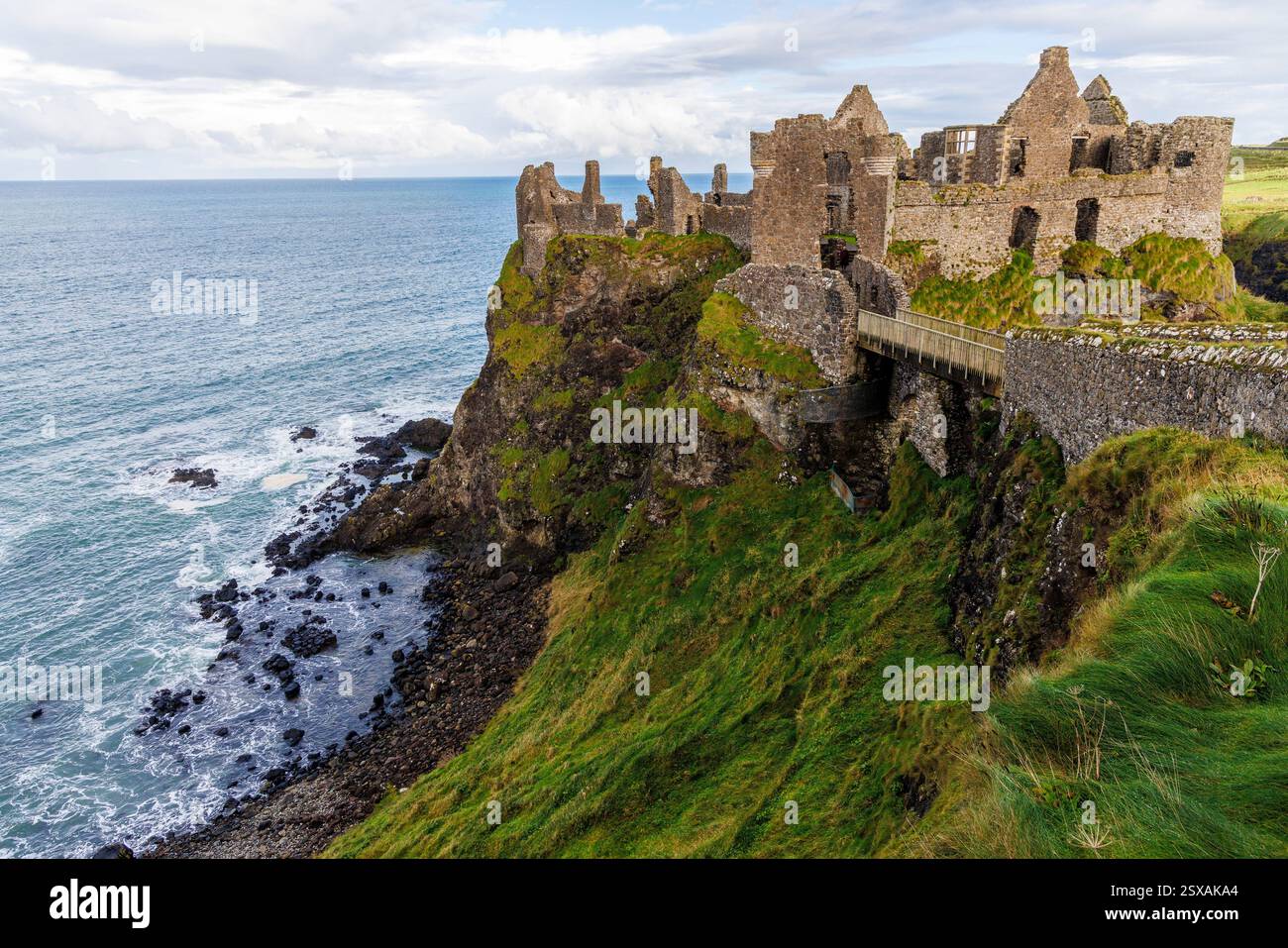 Dunluce Castle, Bushmills, Co. Antrim, Ireland Stock Photo - Alamy