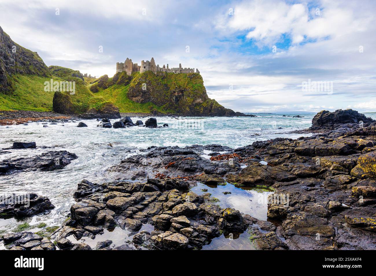 Dunluce Castle, Bushmills, Co. Antrim, Ireland Stock Photo - Alamy