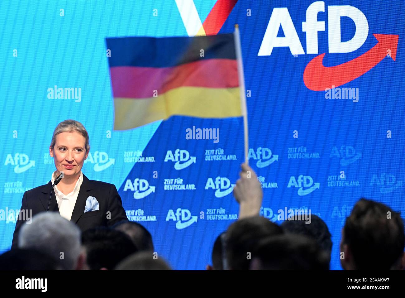 Berlin, Germany. 23rd Feb, 2025. Alice Weidel, federal chairwoman and ...