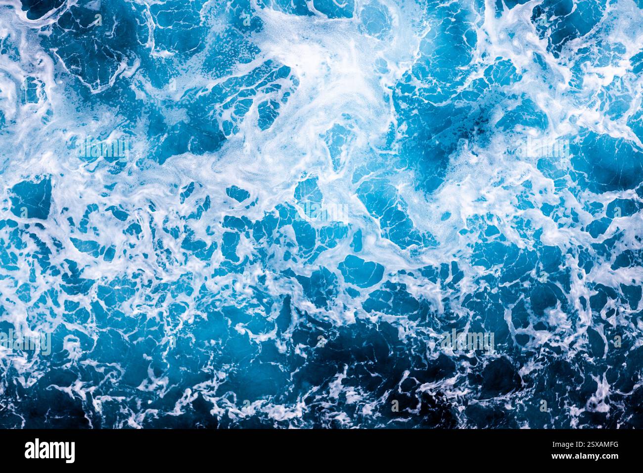 Water surface background. Aerial view of stylish foamy water. Can be ...