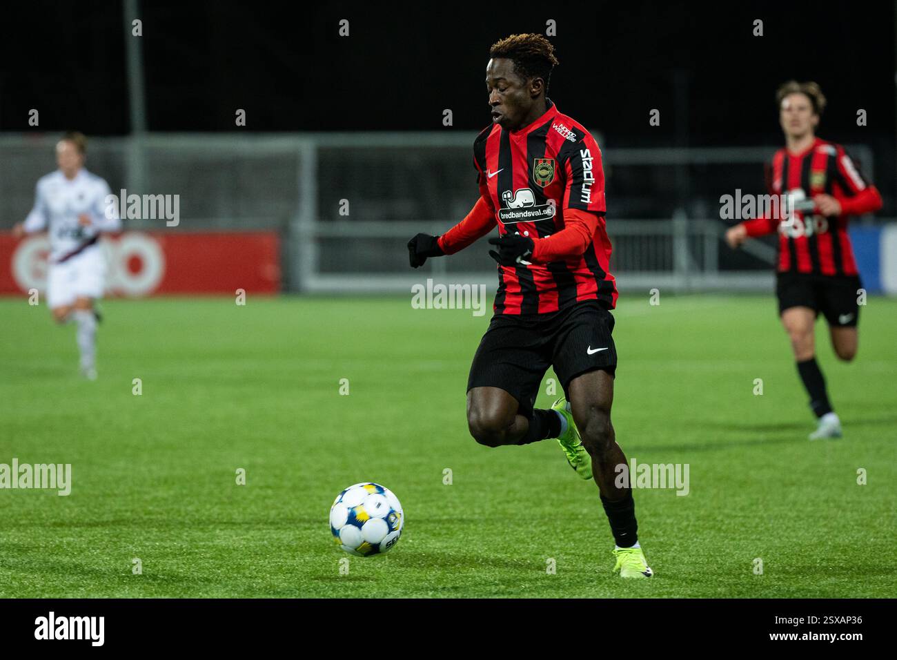 Stockholm, Sverige. 23rd Feb, 2025. 250223 Brommapojkarnas Evans ...