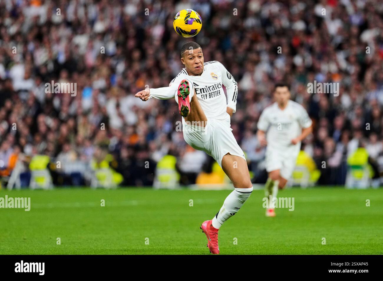 Kylian Mbappe of Real Madrid CF during Real Madrid vs Girona FC at ...