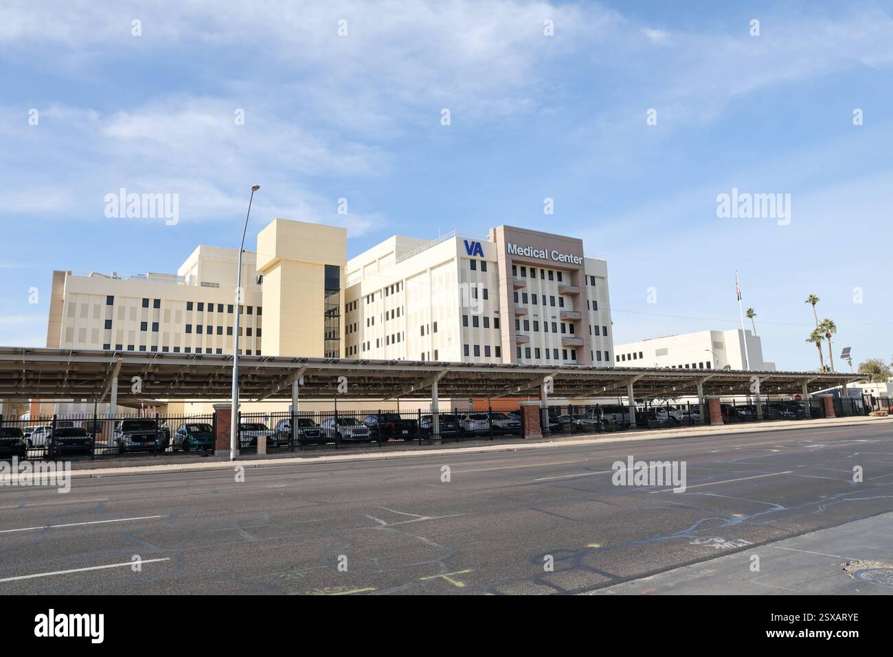 The VA Phoenix Health Care System buildings are located in the Encanto ...
