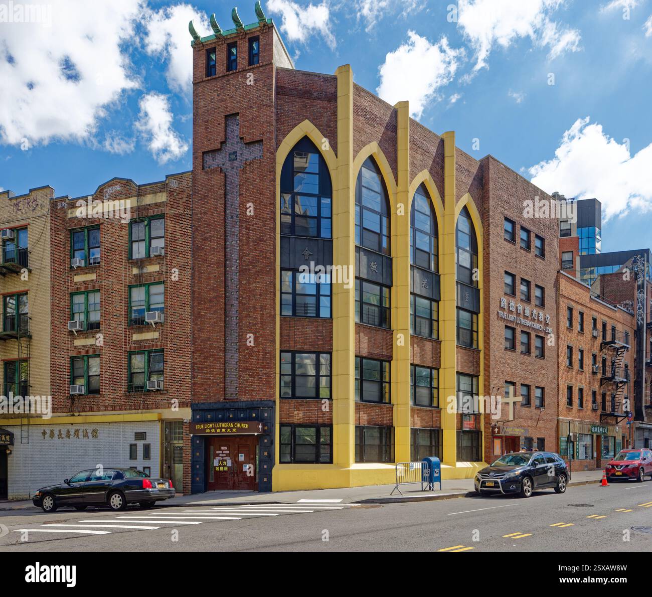 True Light Lutheran Church was built in 1949; the brick structure combines Chinese and Christian ...