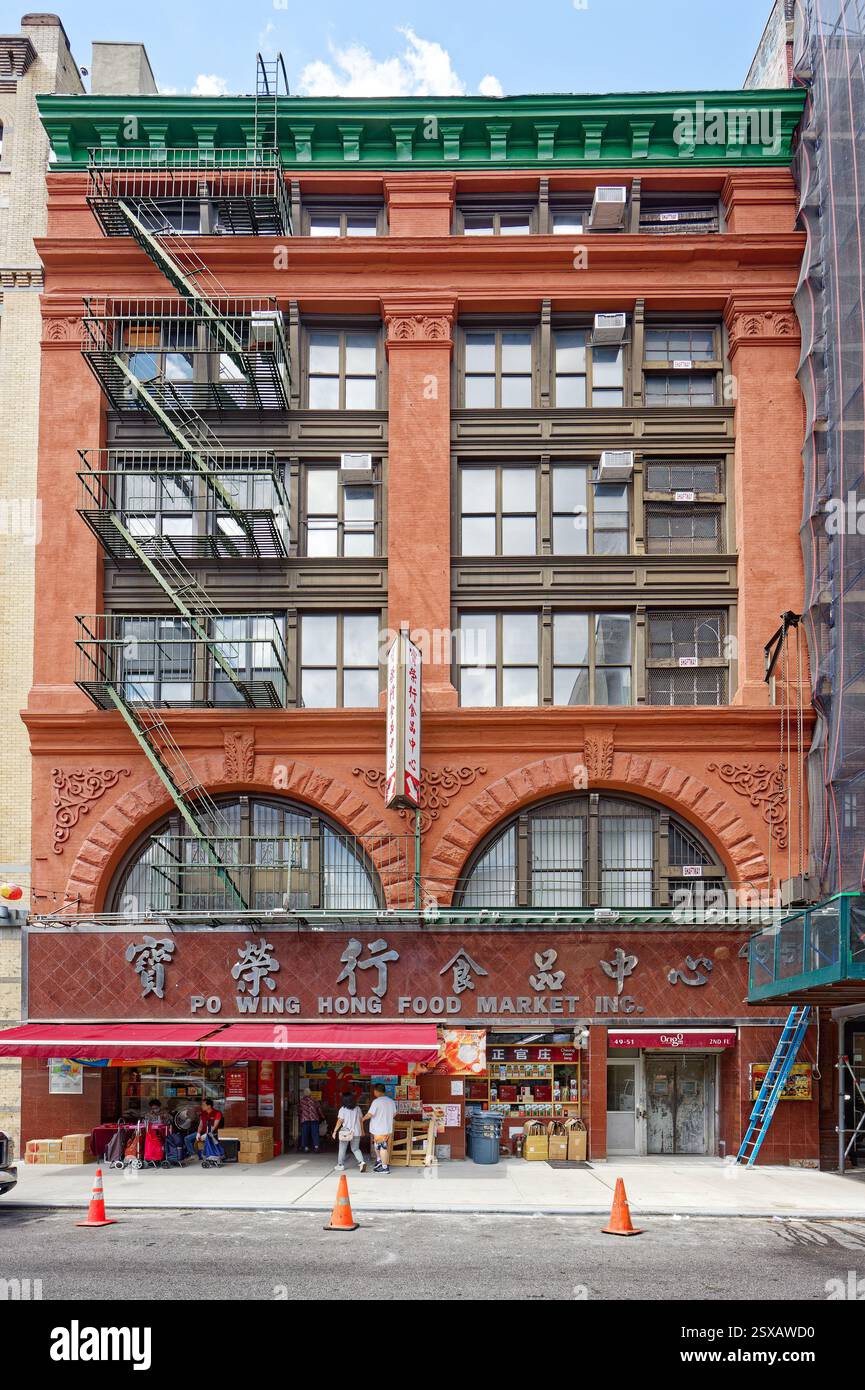 Chinese supermarket Po Wing Hong Food Market occupies ground floor of ...