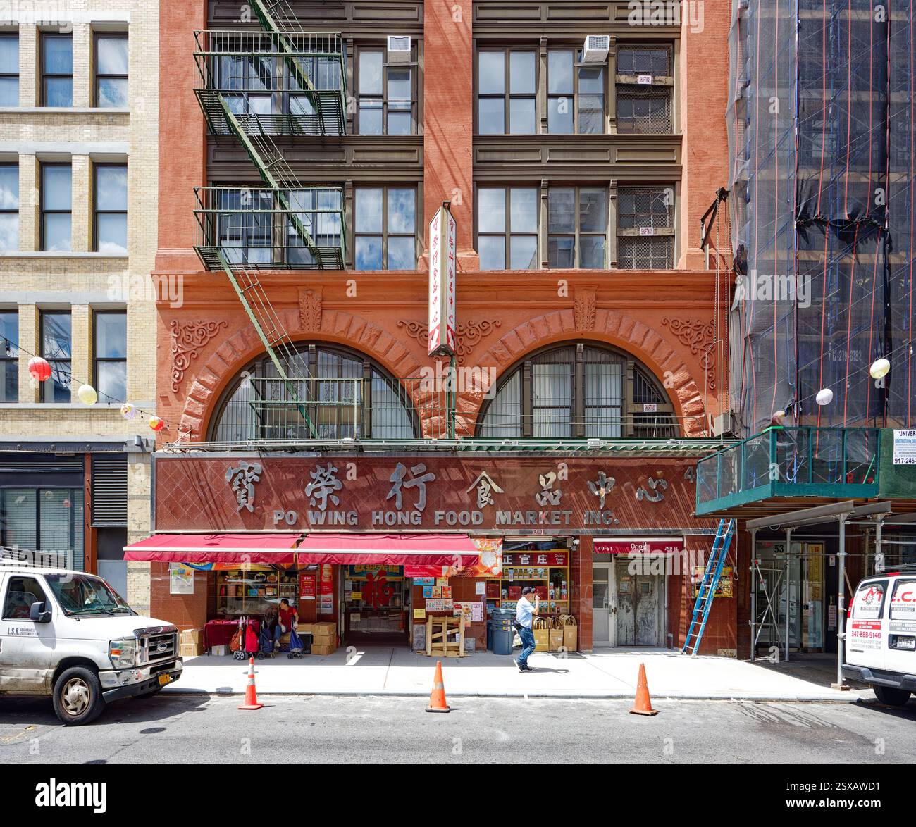 Chinese supermarket Po Wing Hong Food Market occupies ground floor of ...