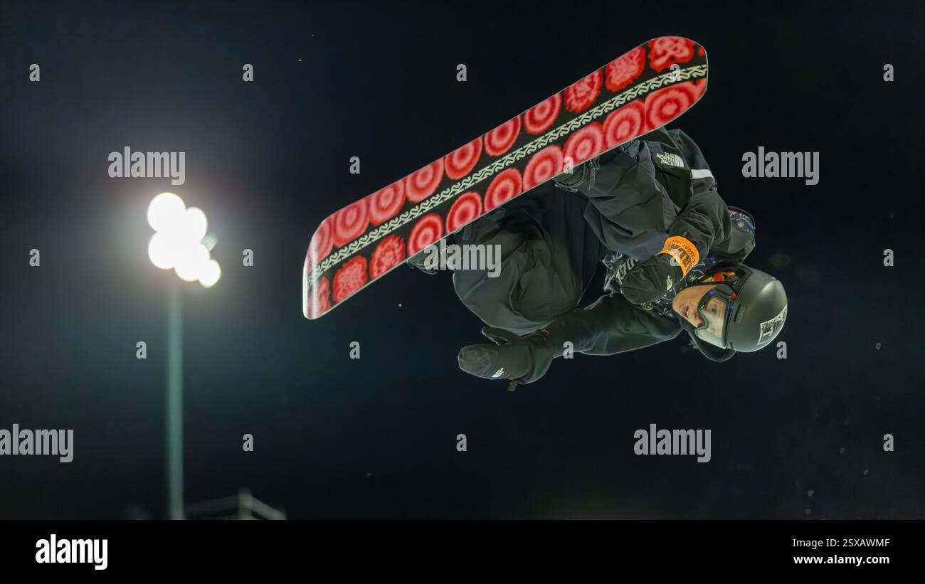 Calgary, Alberta, Canada. 21st February 2025. Campbell Melville Ives of ...