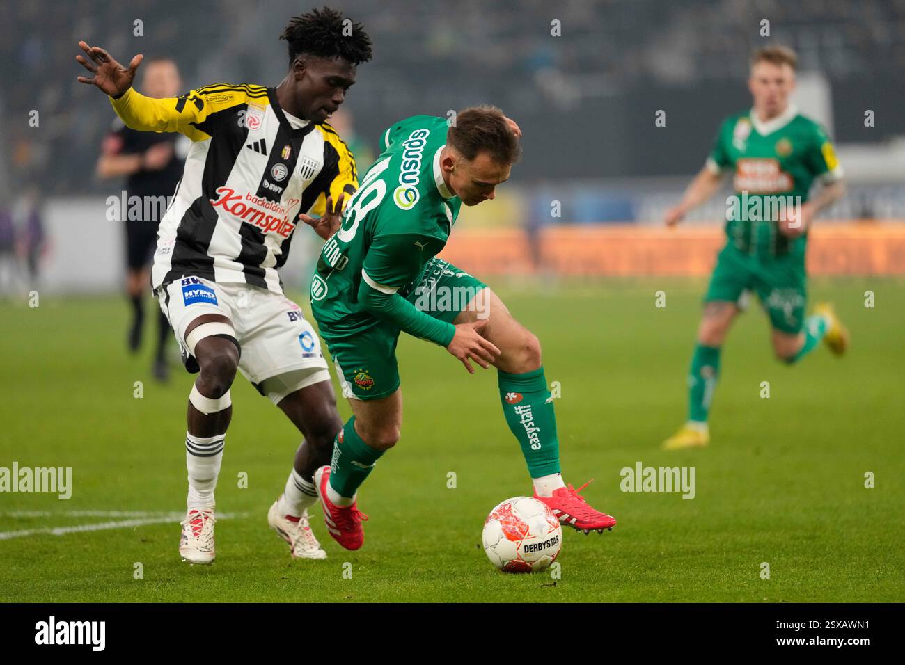 Linz, Austria. 23rd Feb, 2025. LINZ, AUSTRIA - FEBRUARY 23: Modou Keba ...