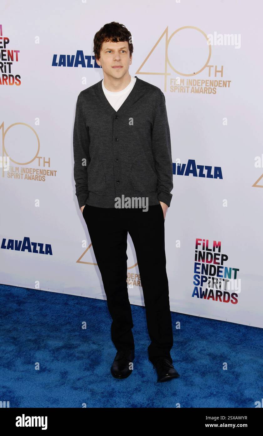 Santa Monica, California, USA. 22nd Feb, 2025. Jesse Eisenberg attends ...
