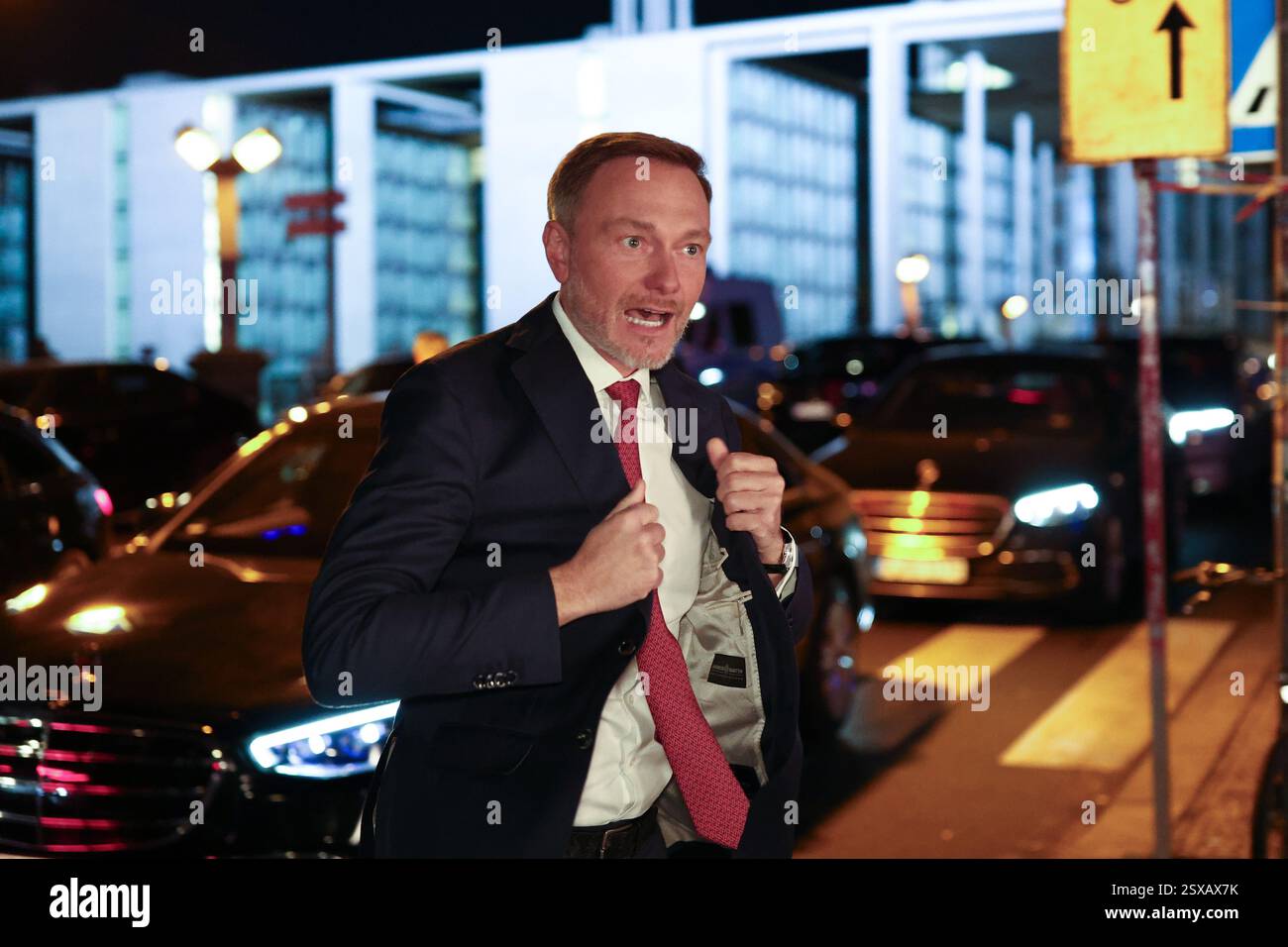 Berlin, Germany. 23rd Feb, 2025. Christian Lindner, Federal Chairman ...