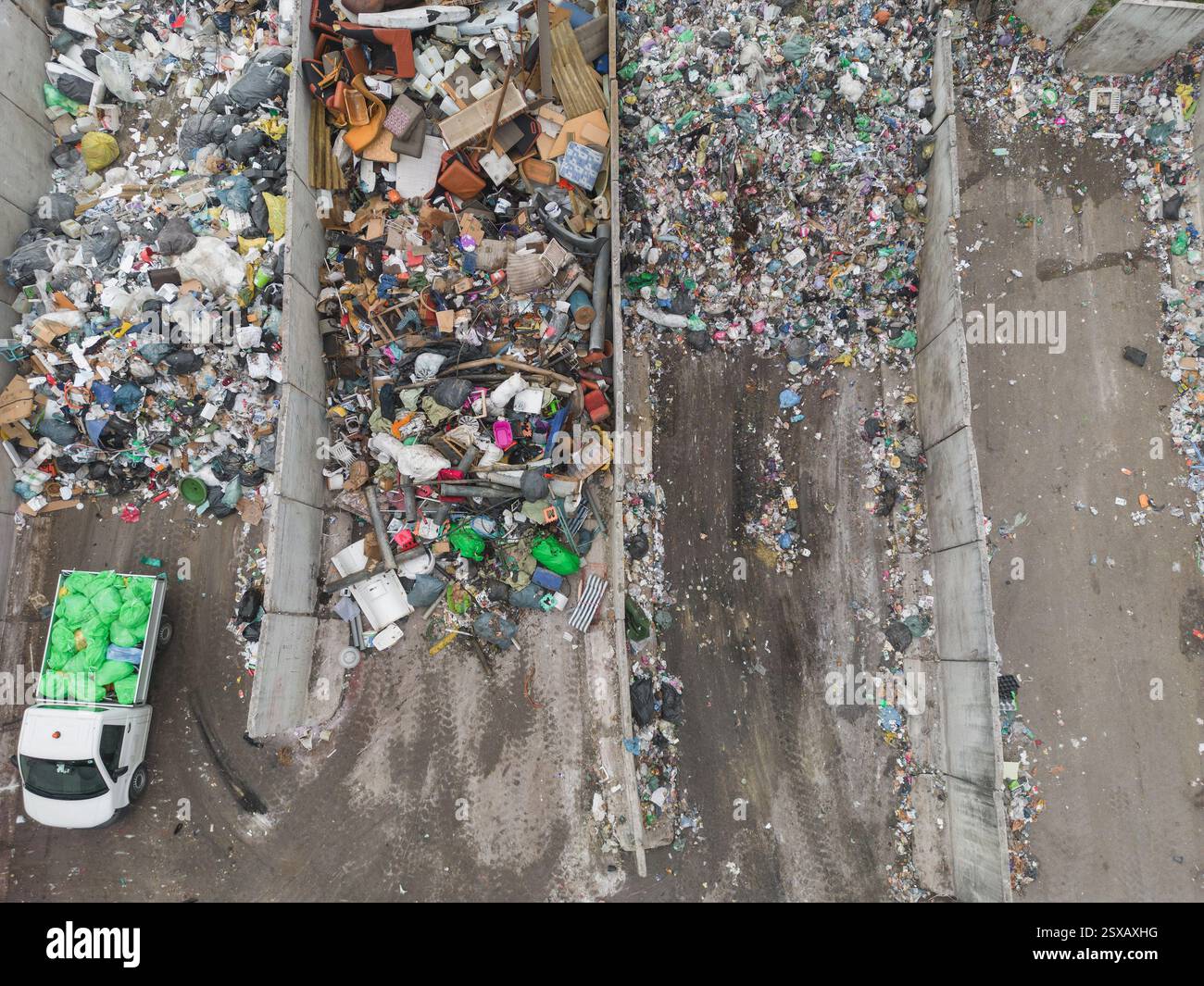 Waste transfer station, a drop off point for waste taken to a final ...