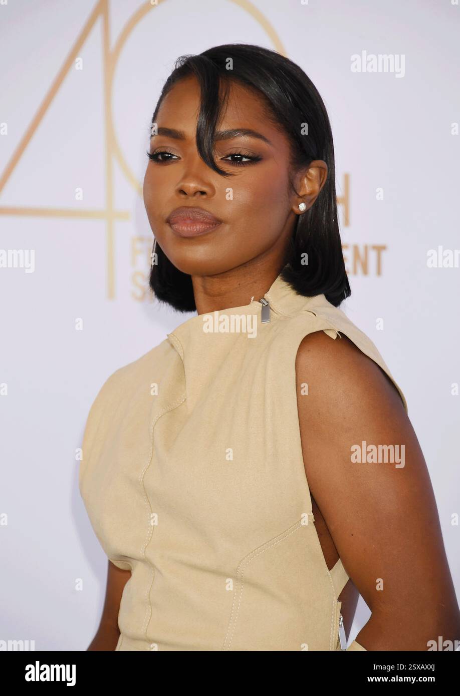 Santa Monica, California, USA. 22nd Feb, 2025. Ryan Destiny attends the ...