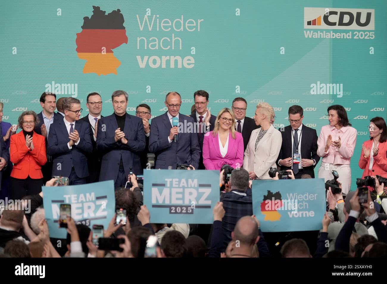 German election 2025 results hi-res stock photography and images - Alamy