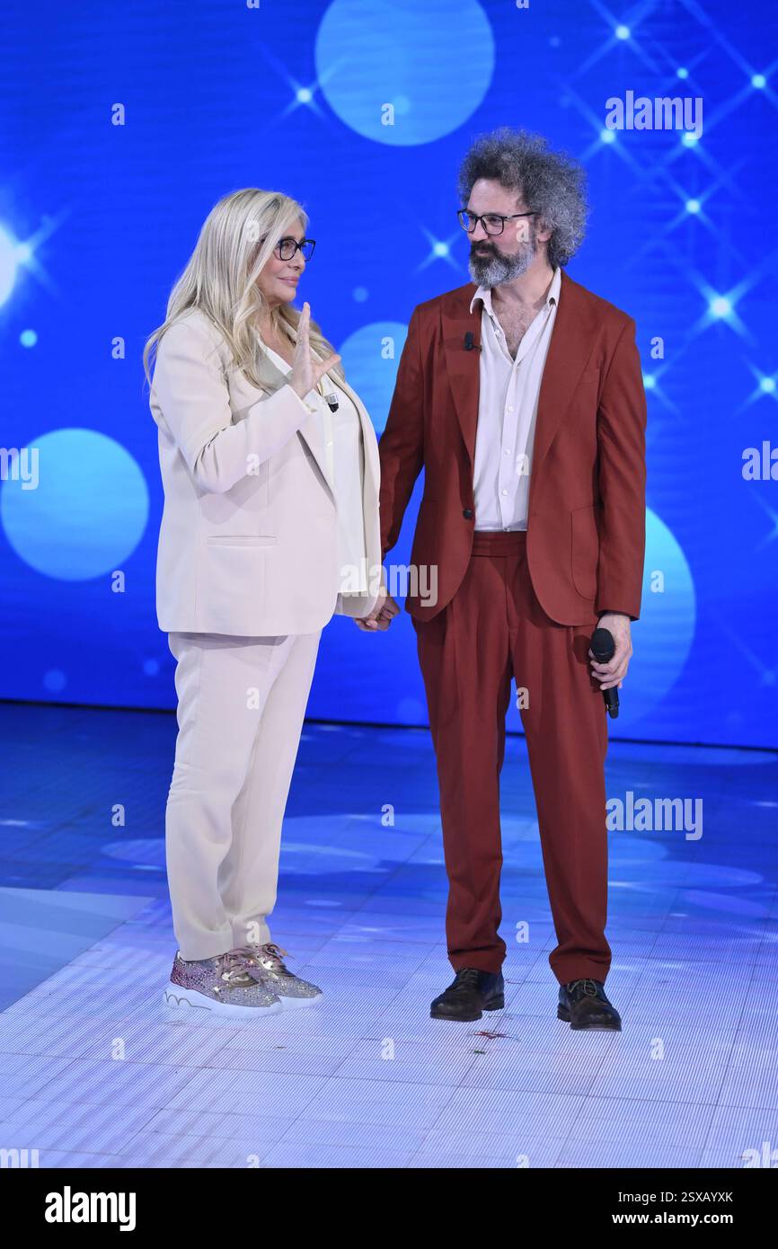 Rome, Italy. 23rd Feb, 2025. Rome. Rai ex Dear studios. Domenica in ...