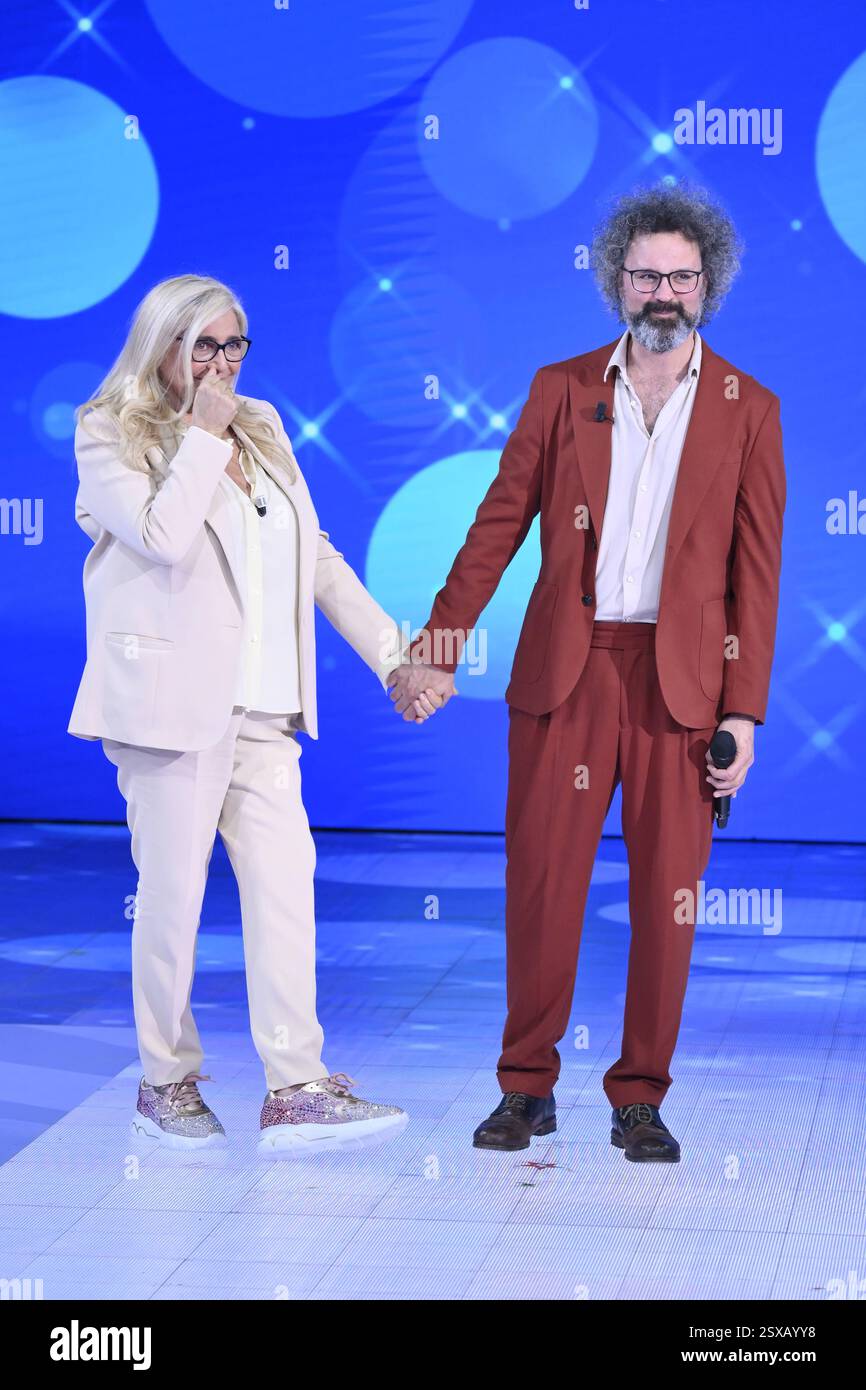 Rome, Italy. 23rd Feb, 2025. Rome. Rai ex Dear studios. Domenica in ...