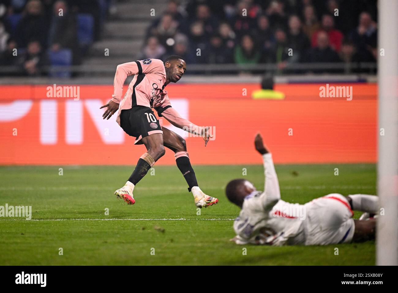 France. 23 Feb, 2025. 10 Ousmane DEMBELE (psg) during the Ligue 1 ...