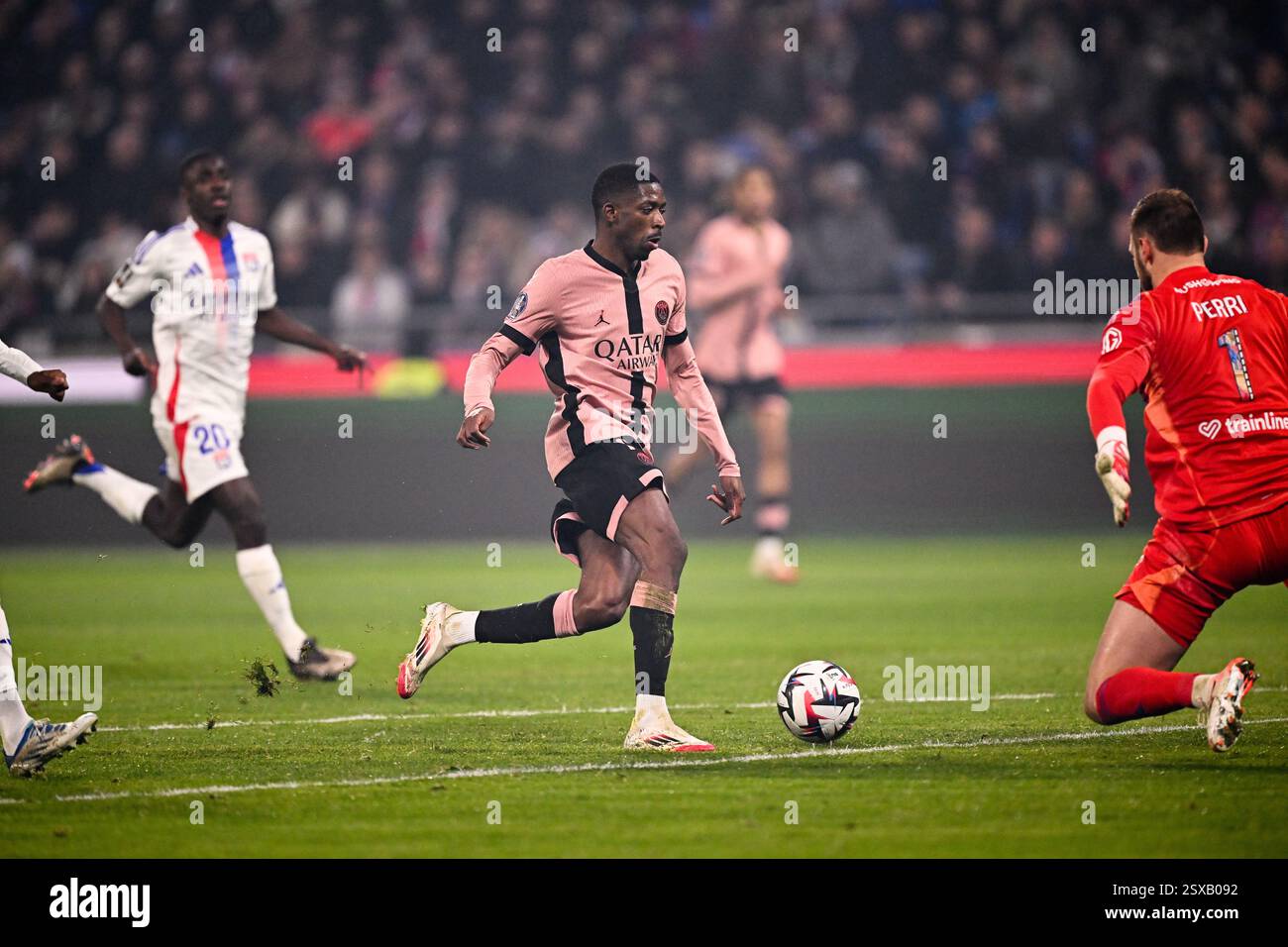 France. 23 Feb, 2025. 10 Ousmane DEMBELE (psg) during the Ligue 1 ...