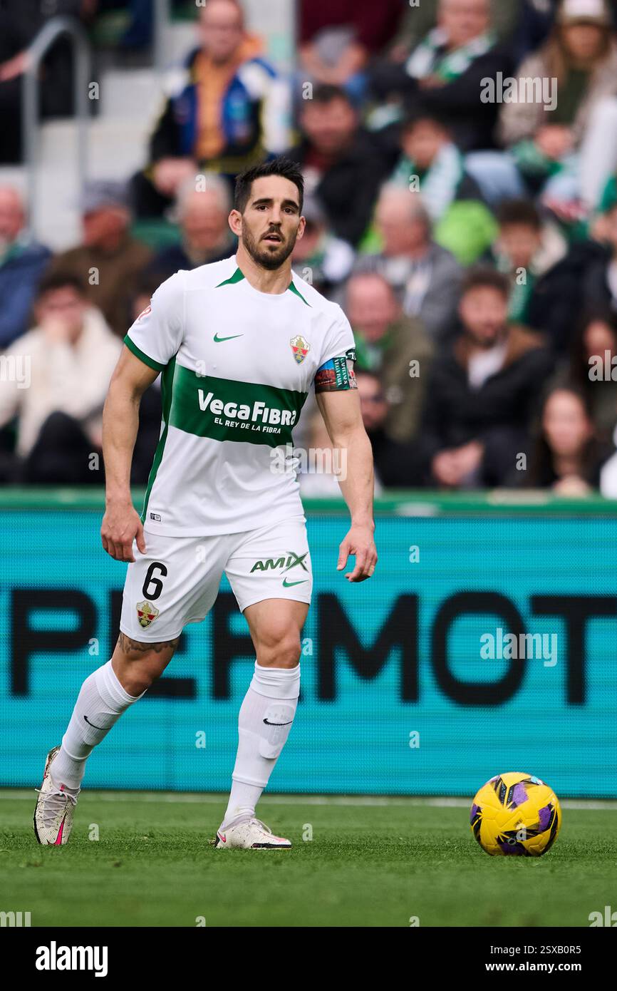 Elche, Spain. 23rd Feb, 2025. ELCHE, SPAIN - FEBRUARY 23: Pedro Bigas ...