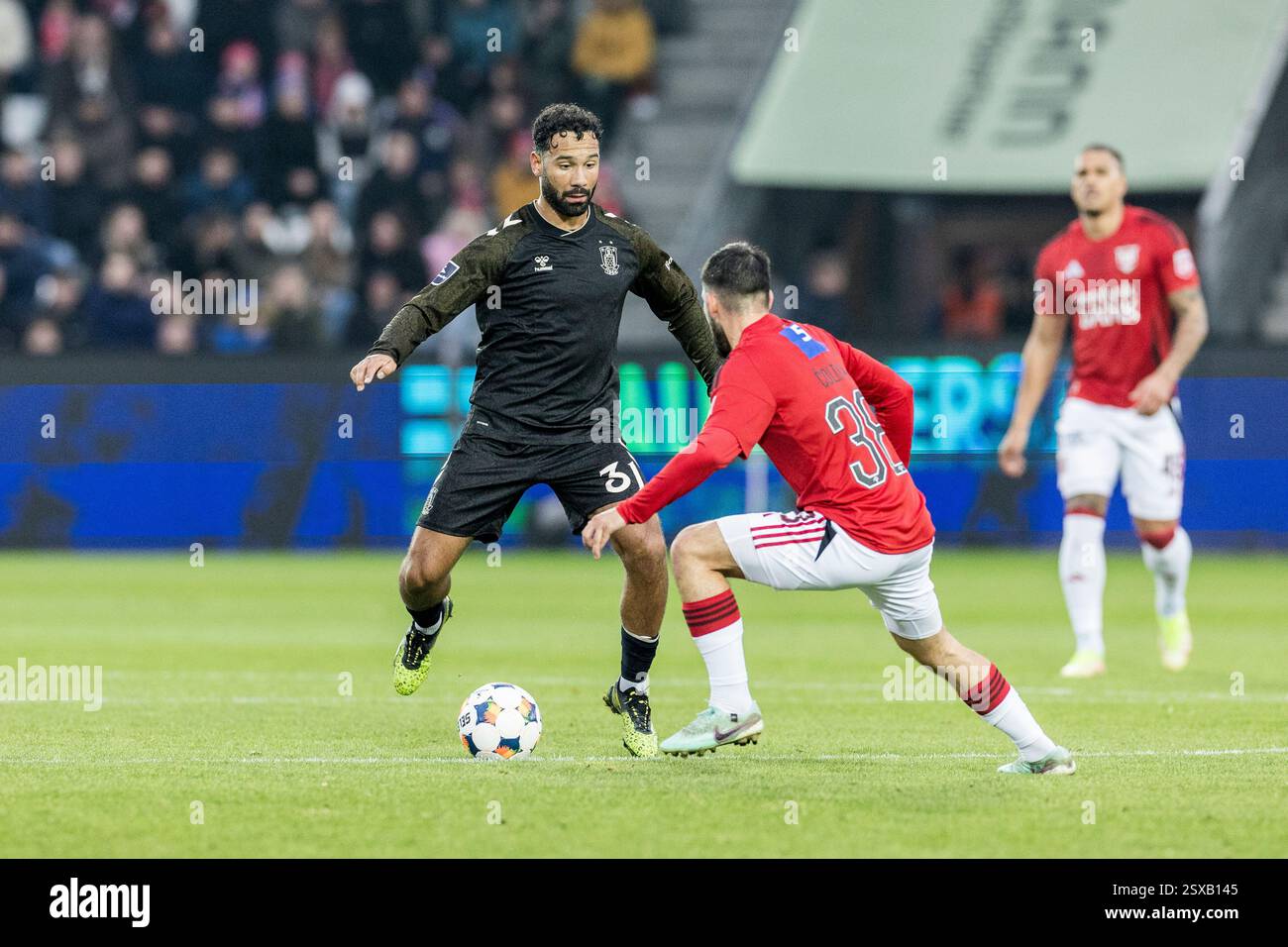 Vejle, Denmark. 23rd Feb, 2025. Sean Klaiber (31) of Broendby IF and ...