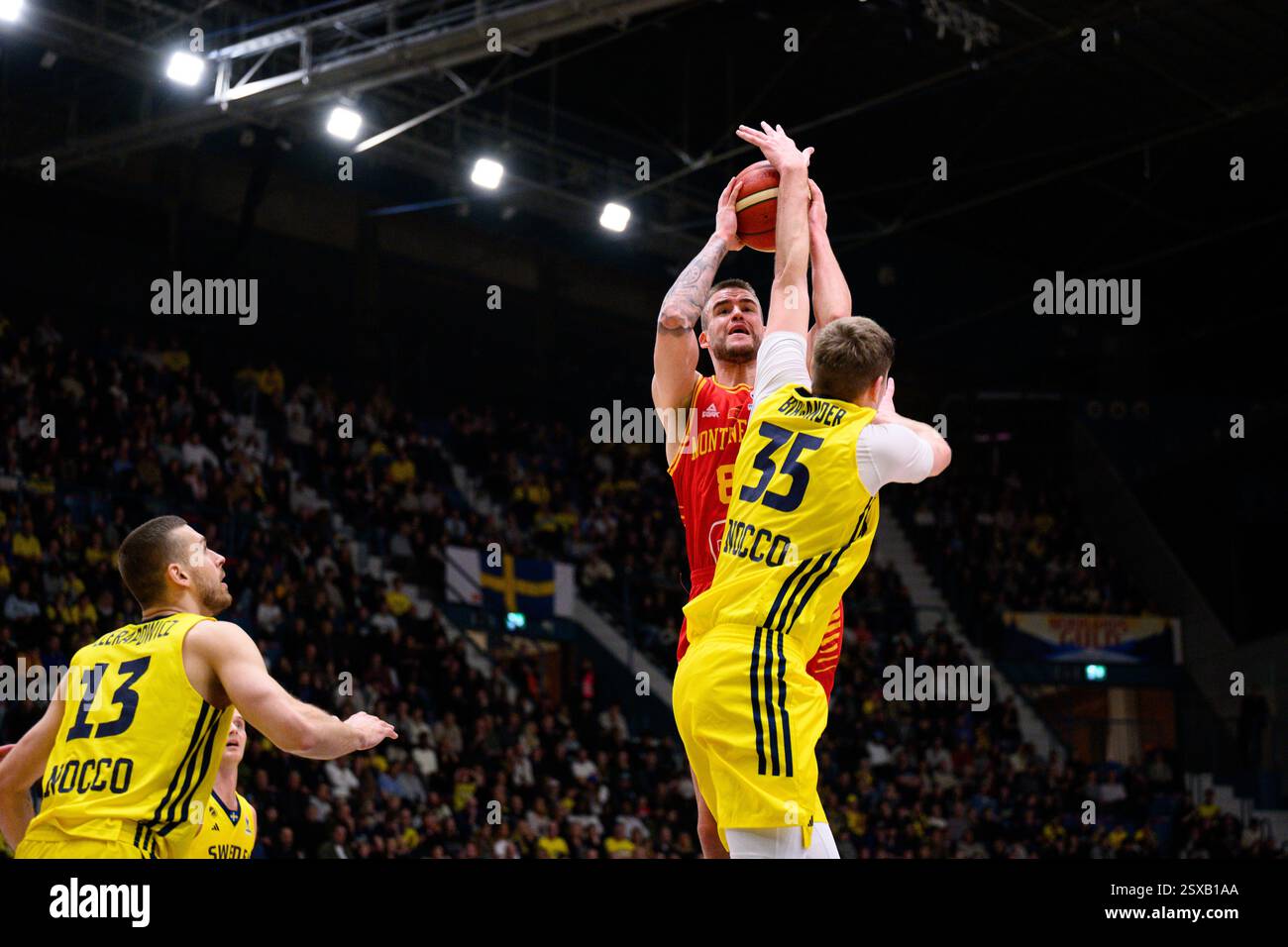 Dino Radoncic of, Montenegro. , . against Simon Birgander of Sweden ...