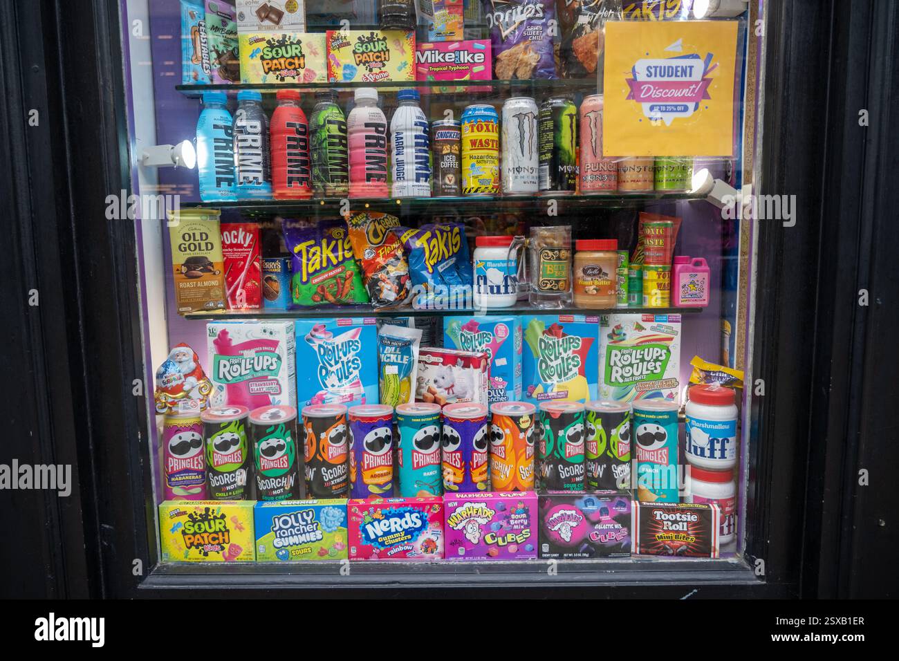 Imported snacks and drinks Stock Photo - Alamy