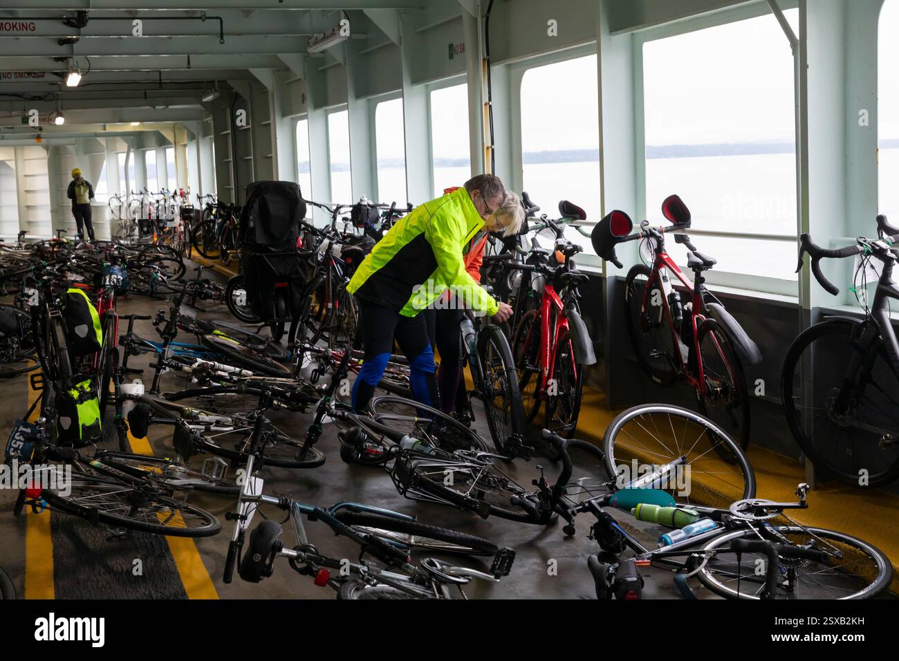 Seattle, Washington, USA. 23rd February 2025. A couple taking part in ...