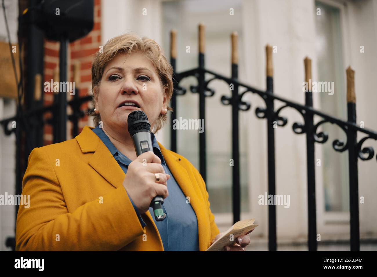 London - UK - 2025.02.22: Emily Thornberry giving speech at ...