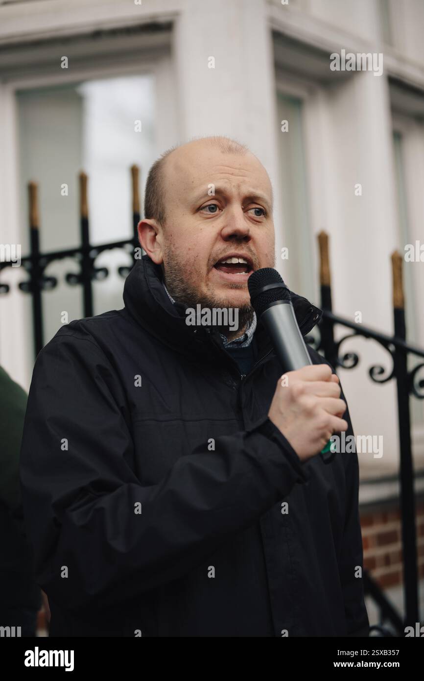 London - UK - 2025.02.22: Joe Powell MP for Kensington & Bayswater ...