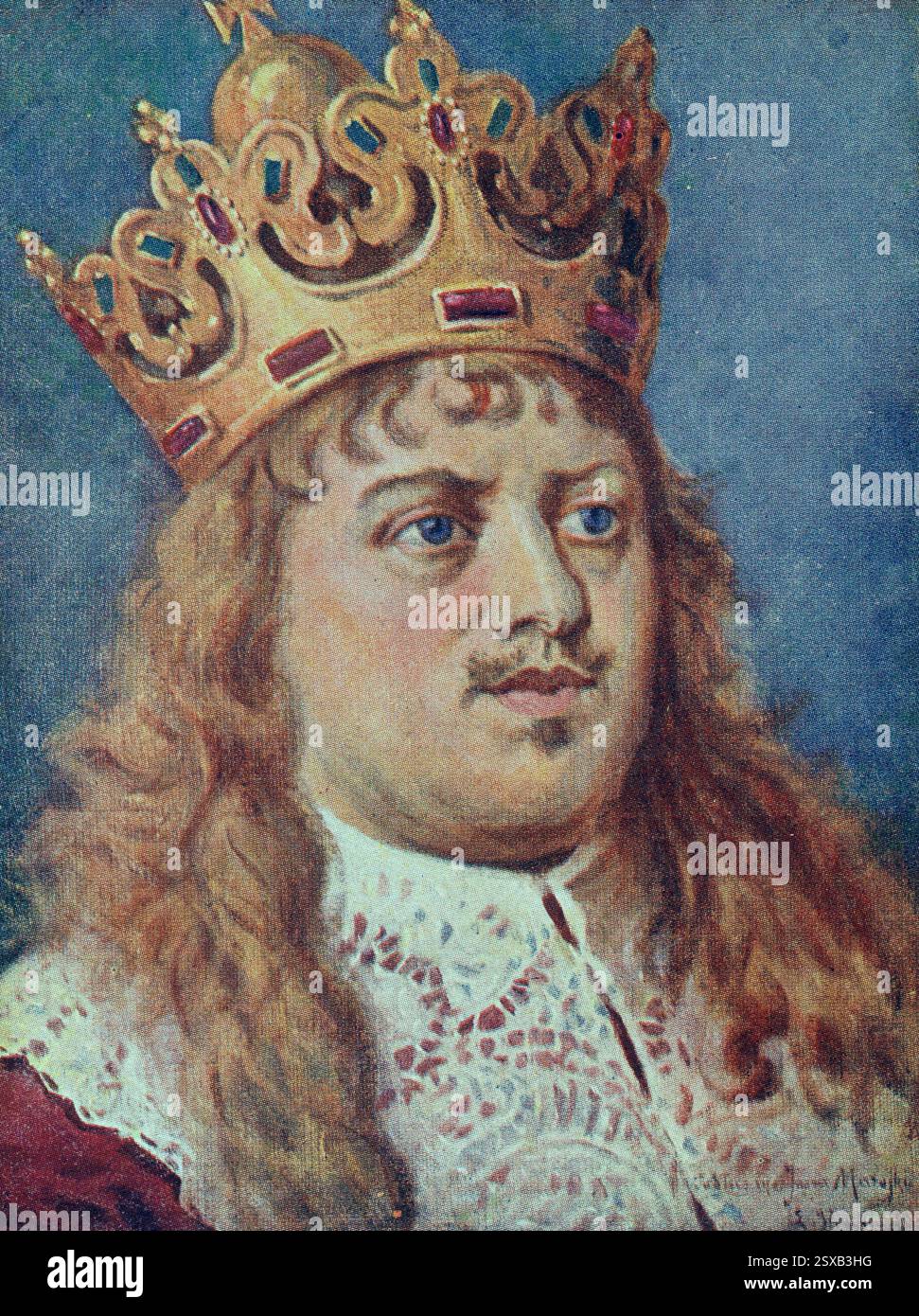 King Michael I Korybut, by Jan Matejko Stock Photo - Alamy